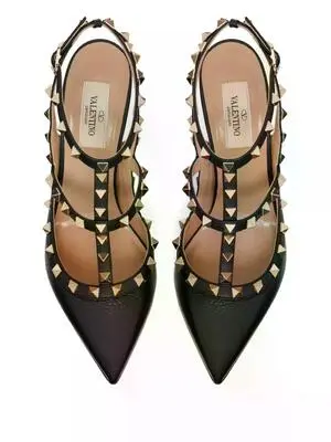 Valentino Garavani 100mm Rockstud Caged Pumps