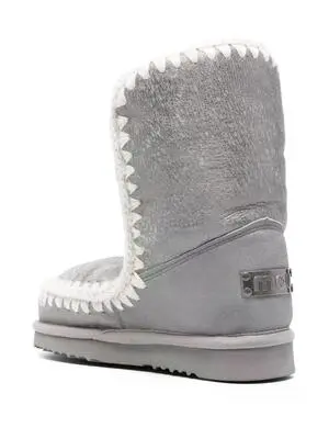 Mou 24 Leather Boots - Grey