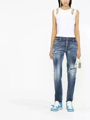 Dsquared2 Distressed-finish Denim Jeans