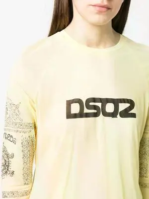 Dsquared2 Logo-print Long-sleeve Top