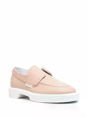 LE SILLA Two-tone Leather Loafers - Neutrals