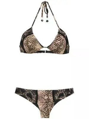 AMIR SLAMA Lace Bikini - Black
