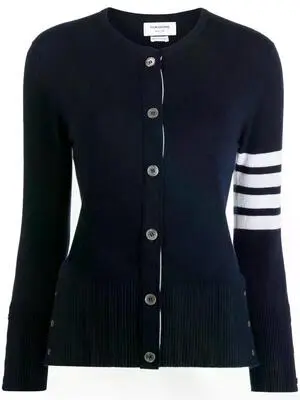 Thom Browne 4-bar Stripe Button-front Cardigan