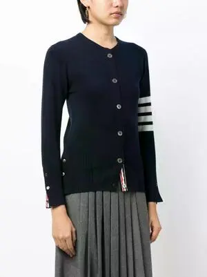 Thom Browne 4-bar Stripe Button-front Cardigan