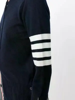 Thom Browne 4-bar Stripe Button-front Cardigan