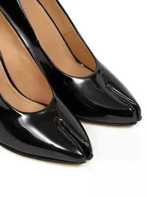 MAISON MARGIELA Tabi 110mm Patent-leather Pumps - Black