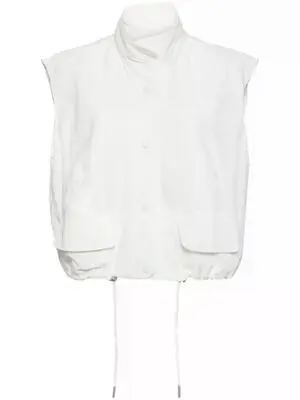 BAMBAH Myra Vest - White