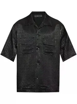 Amiri Monogram Short-sleeve Shirt - Black