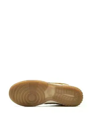 Nike Dunk Low Quilted Wheat Sneakers - Brown