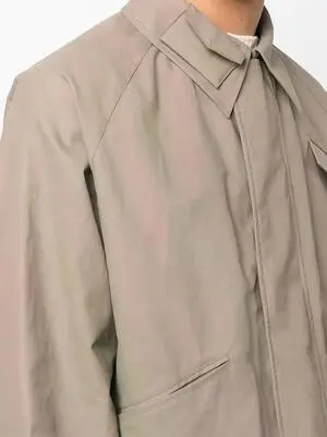 Fendi Asymmetric-hem Shirt Jacket