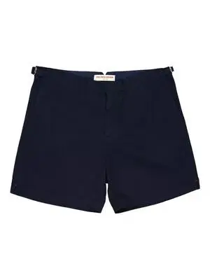 Orlebar Brown Buckle-fastening Cotton Shorts - Blue