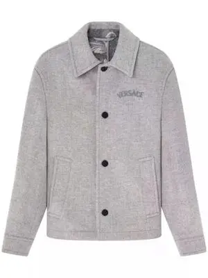 Versace Wool-blend Blouson Jacket