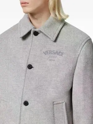 Versace Wool-blend Blouson Jacket