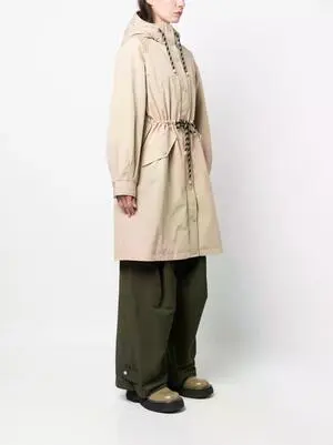 Woolrich Long-line Drawstring Parka Coat