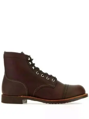 Red Wing Paneled Boots For Men
