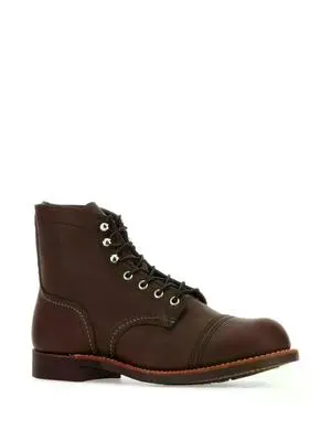 Red Wing Iron Ranger Leather Boots - Brown