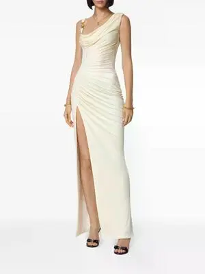 Versace Medusa '95 Draped Gown - Neutrals