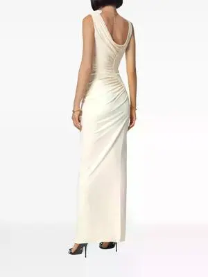 Versace Medusa '95 Draped Gown - Neutrals