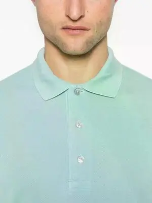 TOM FORD Embroidered-logo Polo Shirt - Blue