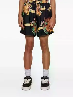 Amiri Graphic-print Shorts - Black