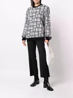 VTMNTS Patterned Intarsia Knit Jumper