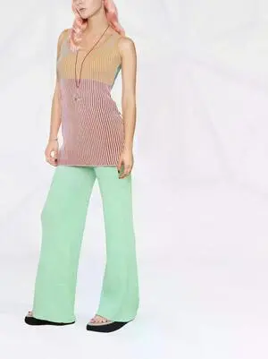 Andersson Bell Colour-block Ribbed Knit Vest