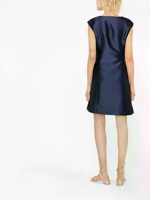 Alberta Ferretti Sleeveless Pinched-waist Dress