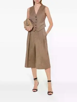 Philosophy Di Lorenzo Serafini Virgin Wool Blend Knee-length Shorts