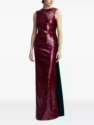 16Arlington Simm Sequinned Gown