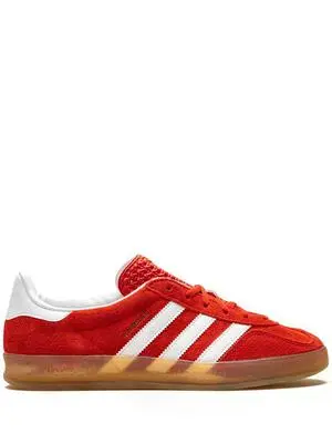 Adidas Gazelle Indoor Bold Orange Suede Sneakers - Red
