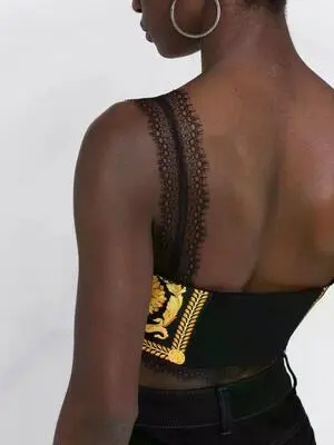 Versace Baroque-print Top