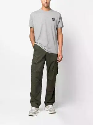 Stone Island Logo-patch Short-sleeve T-shirt - Grey
