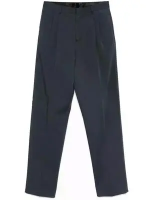 LARDINI Pleat-detailed Trousers - Blue