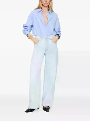 ANINE BING Manon Wide-leg Jeans - Blue