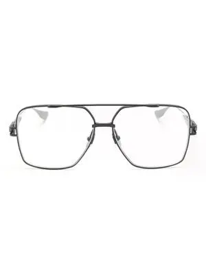 Dita Grand Emperik Pilot-frame Glasses - Black