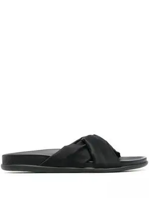 ANCIENT GREEK SANDALS Whitney Open-toe Slides - Black