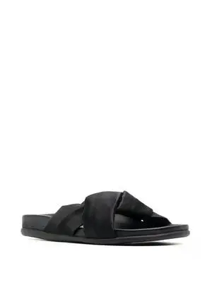 ANCIENT GREEK SANDALS Whitney Open-toe Slides - Black