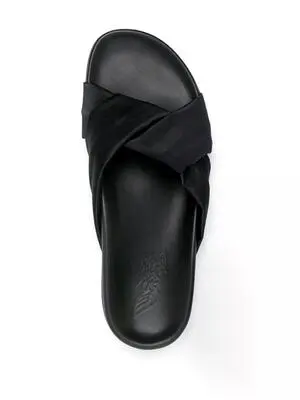 ANCIENT GREEK SANDALS Whitney Open-toe Slides - Black