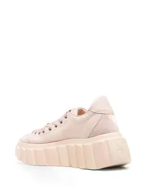 Agl Blondie Ties Leather Sneakers