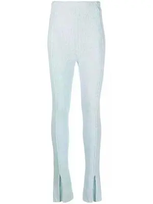 ROTATE BY BIRGER CHRISTENSEN Flared-cuff Knitted Trousers