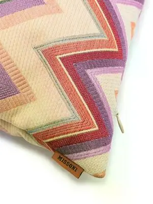 Missoni Zigzag-pattern Cushion - Neutrals