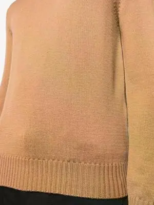 BALLANTYNE Crew Neck Wool Sweatshirt - Neutrals