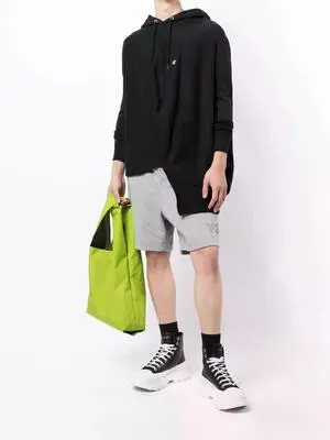 Anrealage Draped Drawstring Hoodie - Black