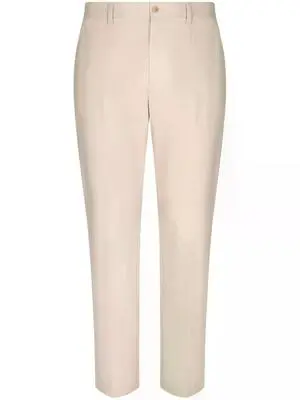 Dolce & Gabbana Tailored Trousers With Logo Plaque