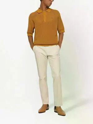 Dolce & Gabbana Tailored Trousers With Logo Plaque