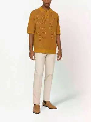 Dolce & Gabbana Tailored Trousers With Logo Plaque