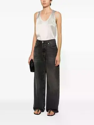 Brunello Cucinelli Stretch-silk Satin Tank Top - Neutrals