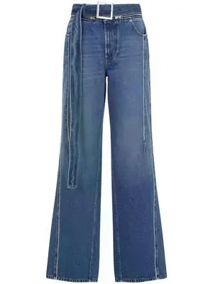 JEAN PAUL GAULTIER Belted Flared Jeans