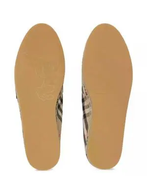 Burberry Check Espadrilles - Neutrals