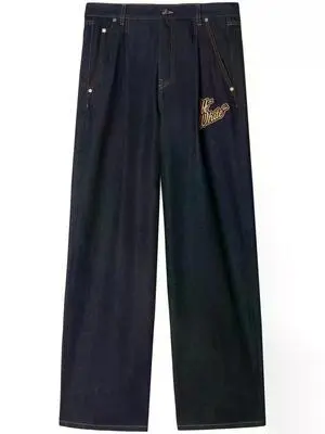 Off-White 90s Logo-appliqué Straight-leg Jeans